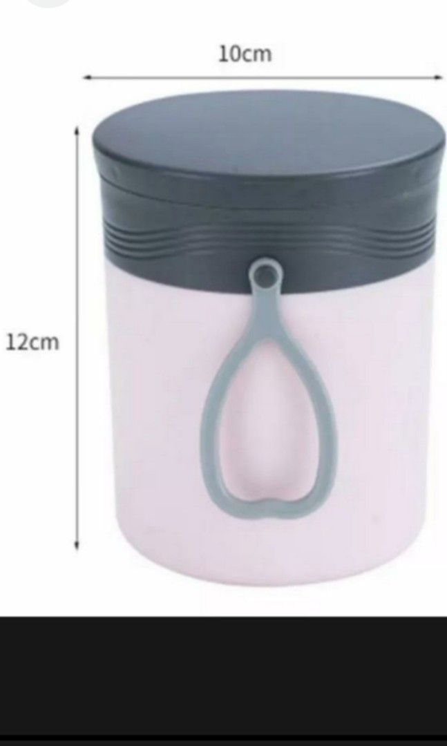 Thermal insulator light blue colour food jar stainless steel 500 ml ...