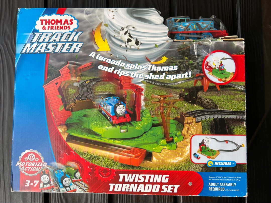 Thomas and Friends Twisting Tornado Set, Hobbies & Toys, Toys & Games ...