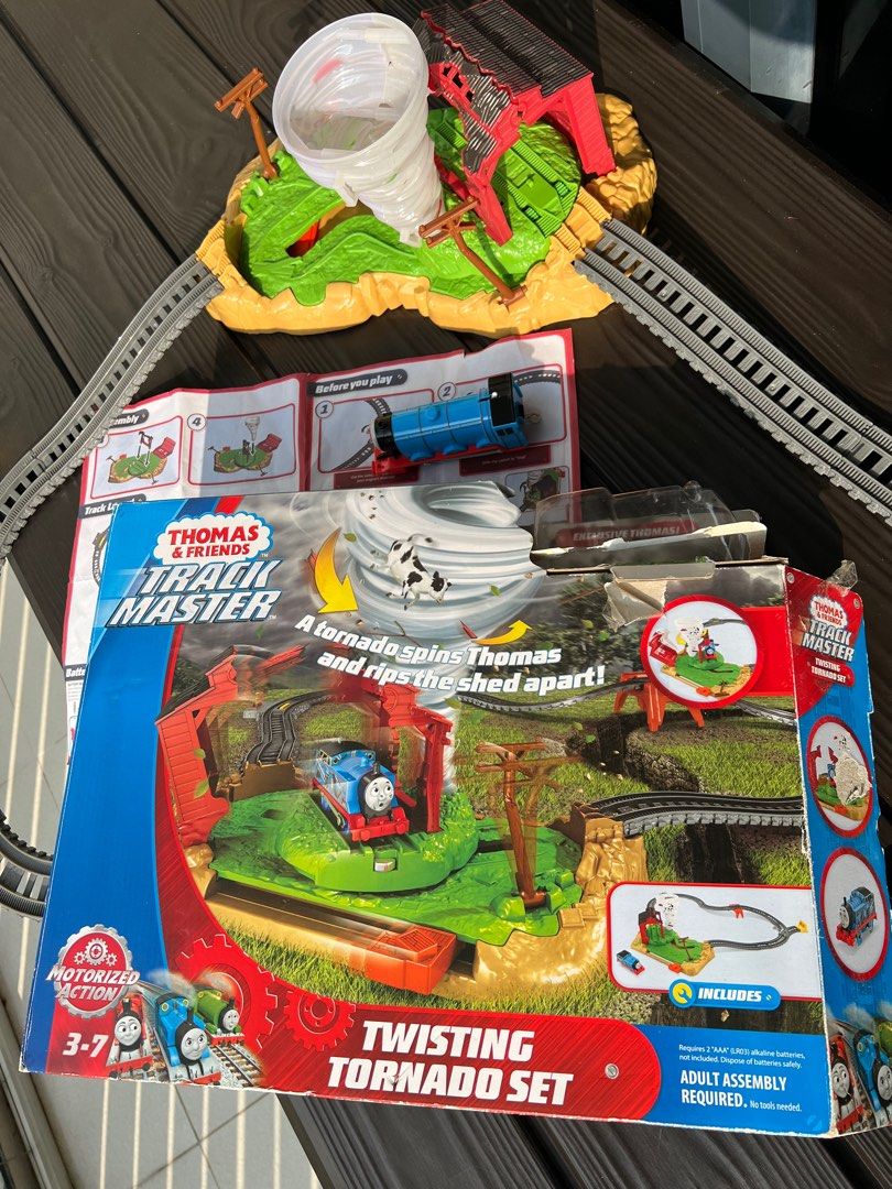 Thomas and Friends Twisting Tornado Set, Hobbies & Toys, Toys & Games ...