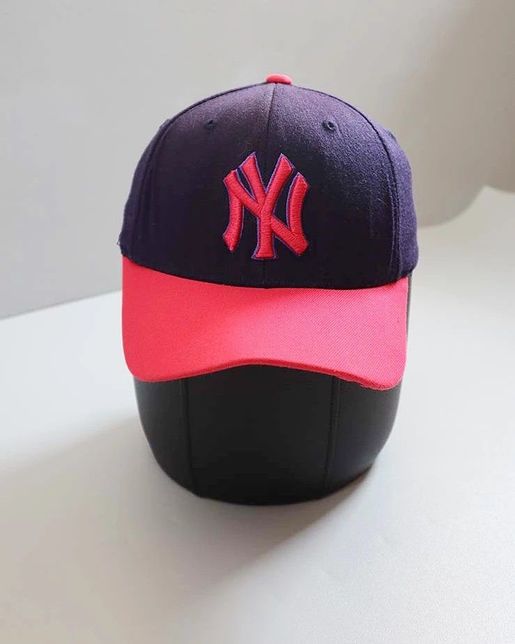 TOPI MLB NEW YORK YANKEES BRANDED ORI BIRU NAVY PINK, Fesyen Pria ...