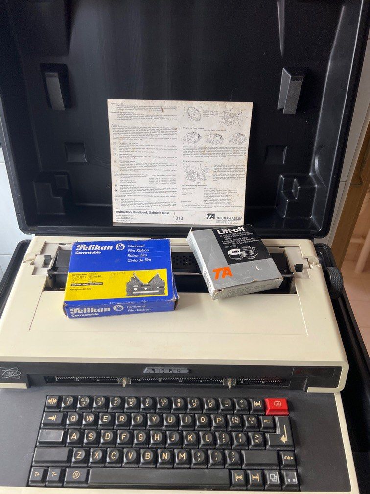 Triumph-ADLER typewriter, Computers & Tech, Printers, Scanners ...
