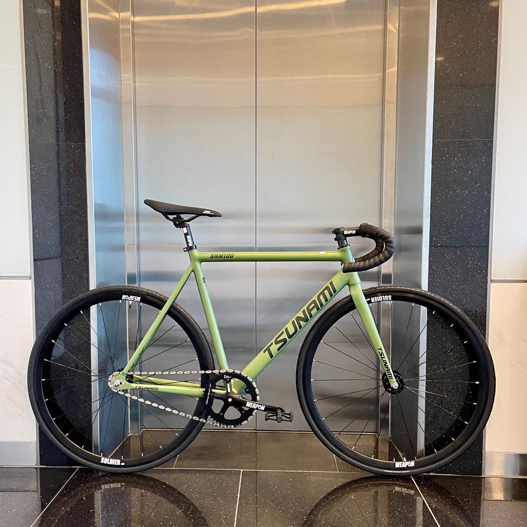 Tsunami fixie bike/frame set $330/complete bike $659/single speed ...