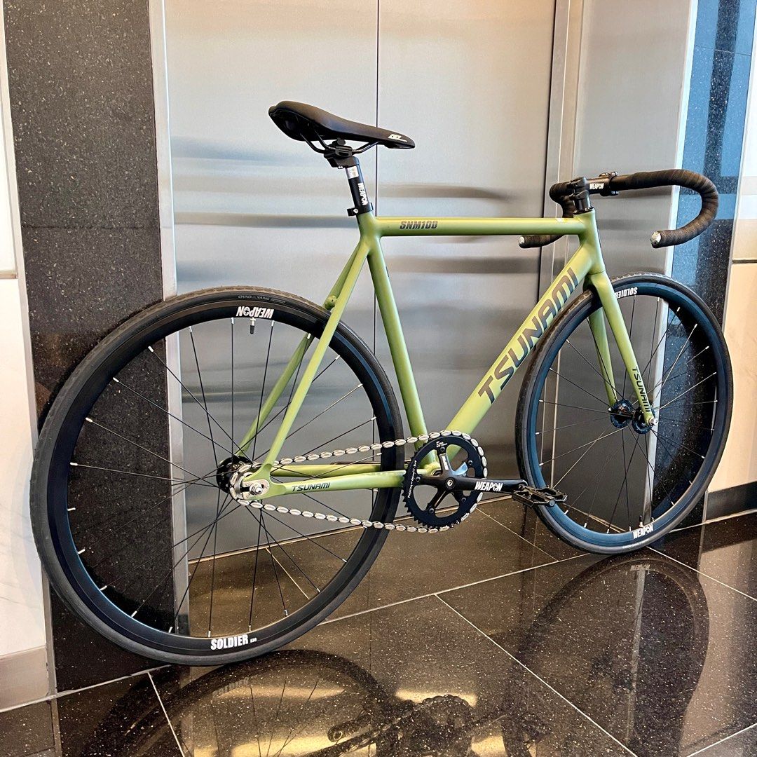 Tsunami fixie bike/frame set $330/complete bike $659/single speed ...