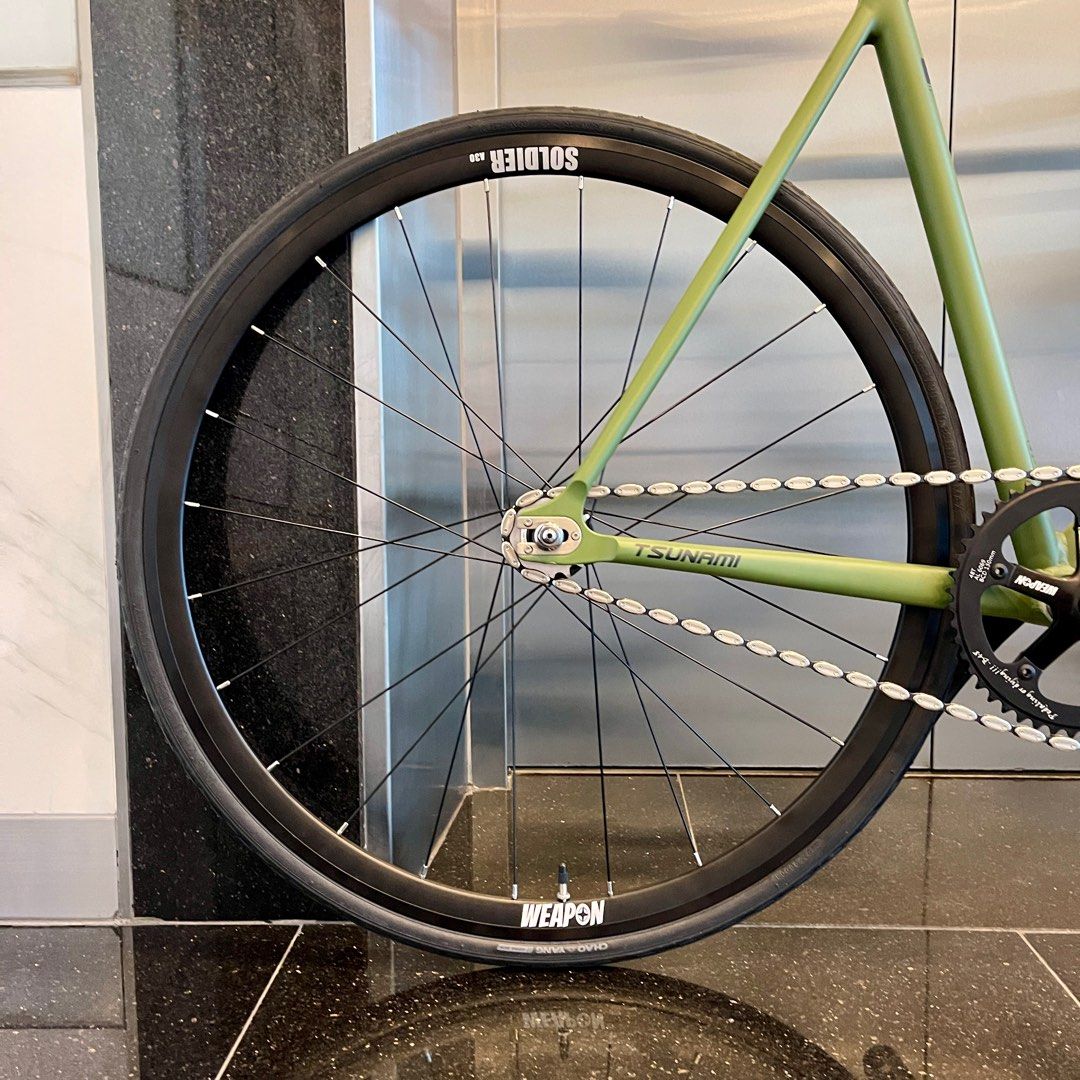 Tsunami fixie bike/frame set $330/complete bike $659/single speed ...