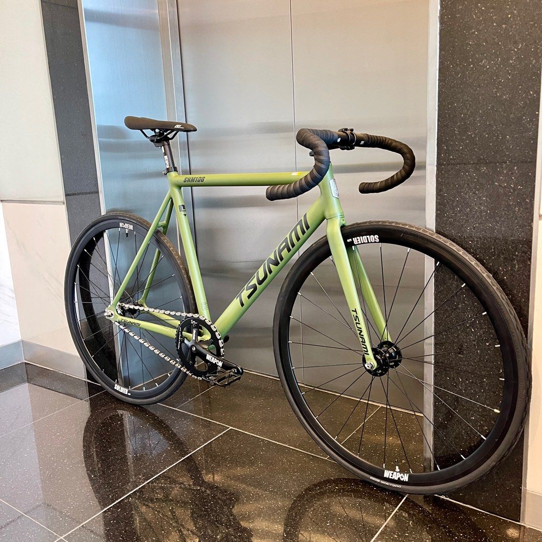 Tsunami fixie bike/frame set $330/complete bike $659/single speed ...