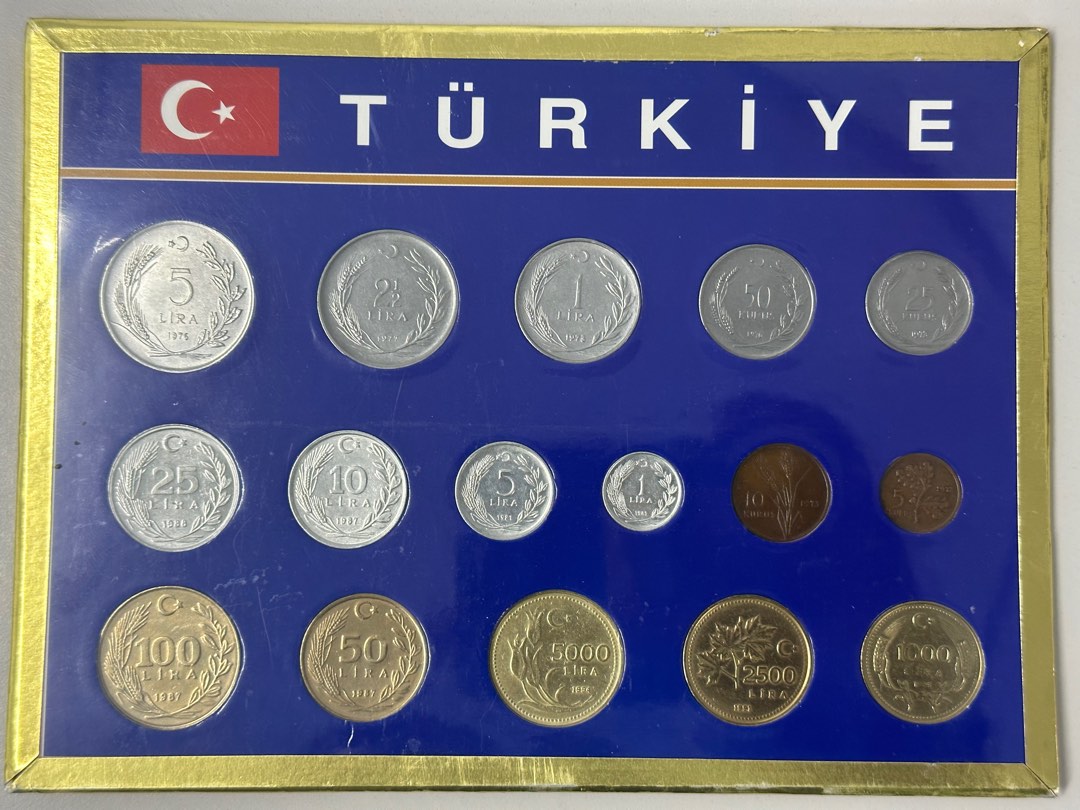 TURKEY UNC 16 COIN SET #CollectorSpecial, Hobbies & Toys, Memorabilia ...