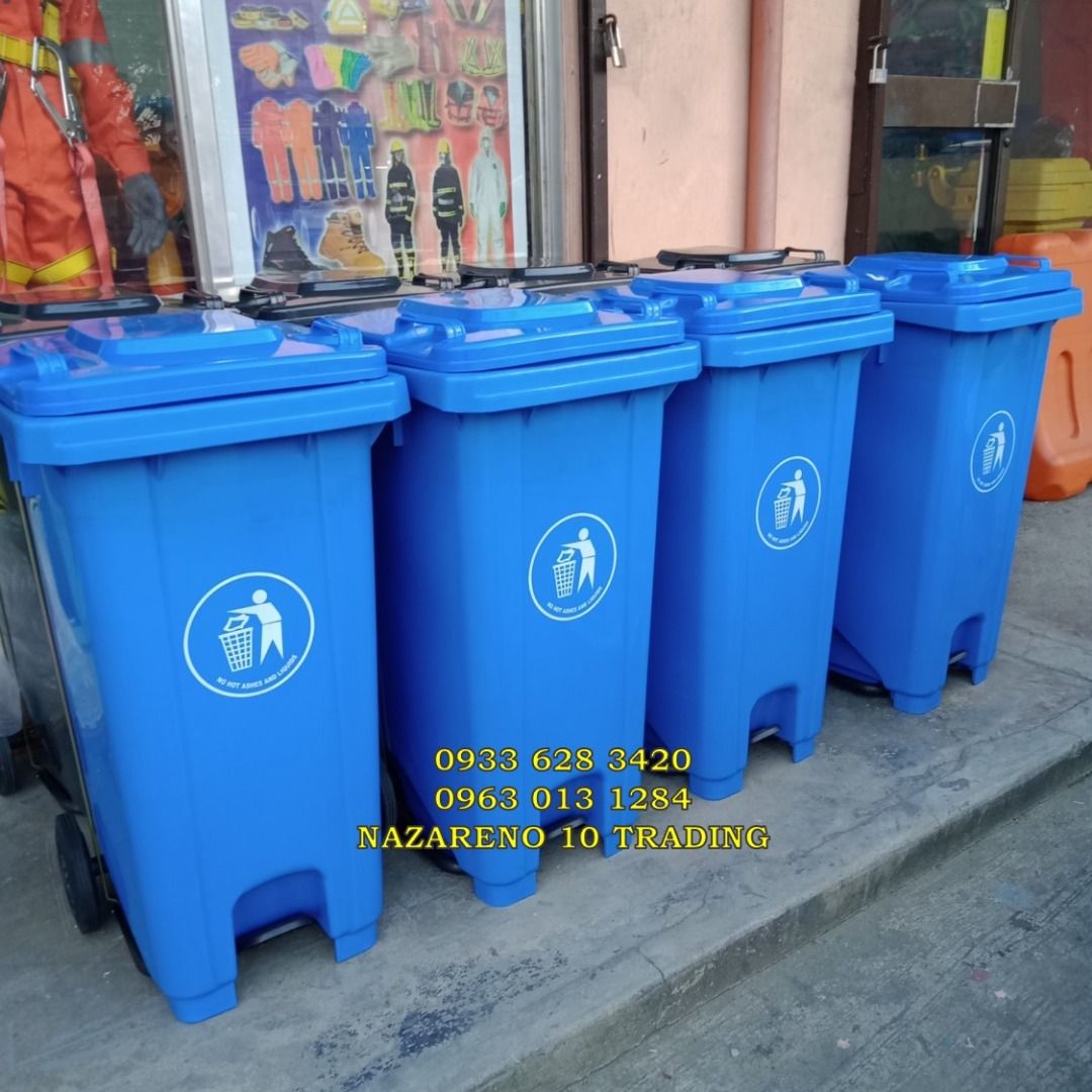 UGA / rolling Trash Bin Wheeled Trash Bin, Furniture & Home Living ...