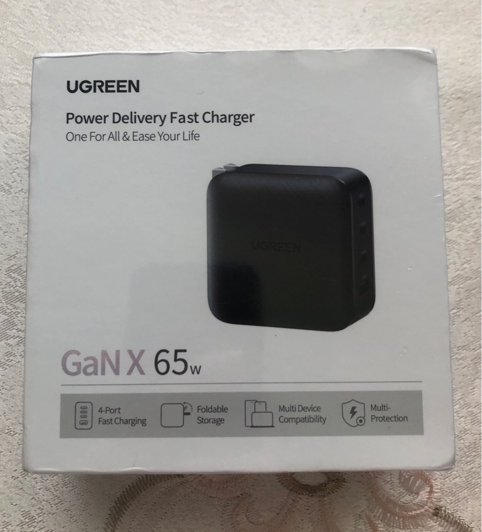 UGreen GaN X 65W 4 Ports Charger, Mobile Phones & Gadgets, Mobile ...