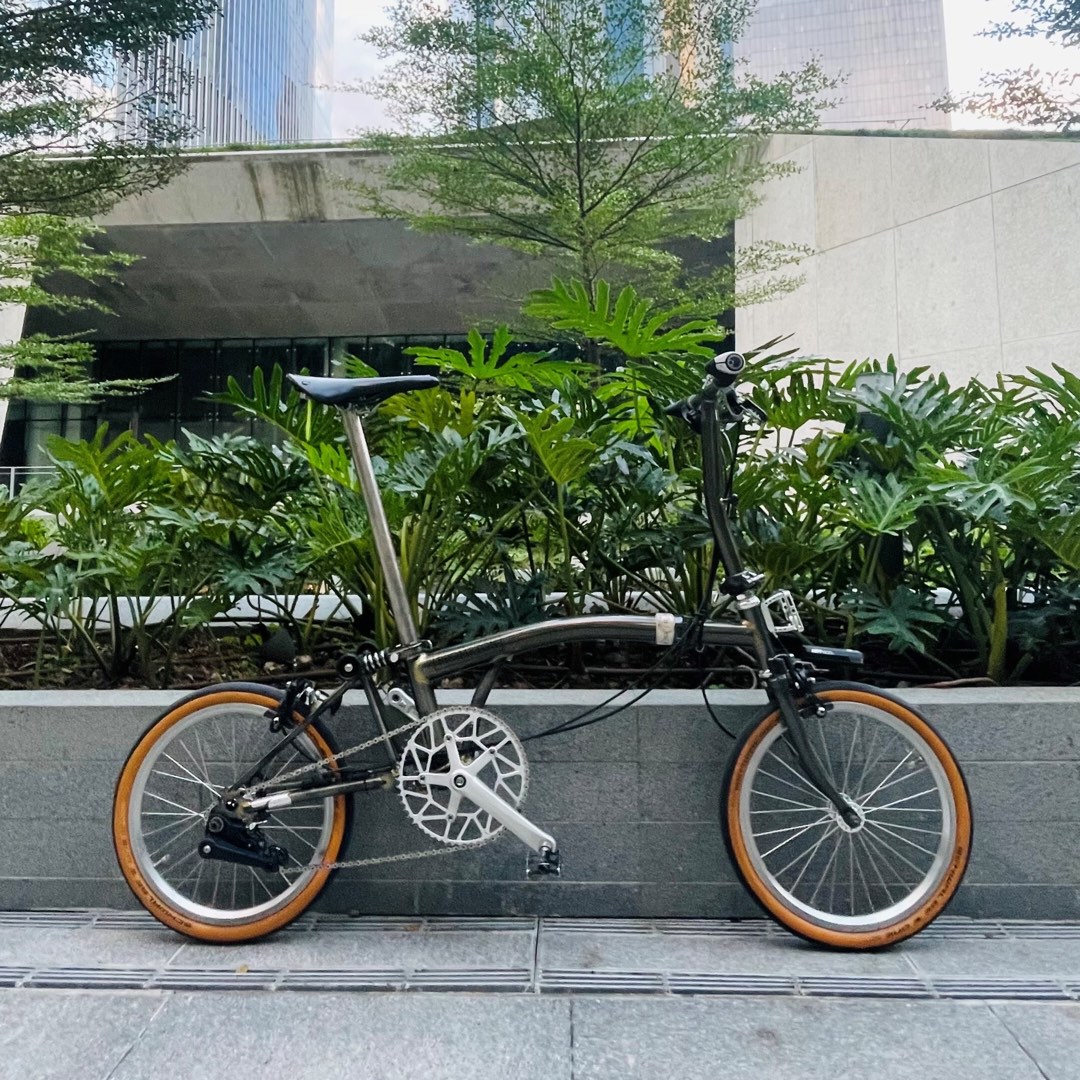 [PRICE DROP] UPGRADED 2018 S2E Brompton Folding Bike (Titanium Parts ...