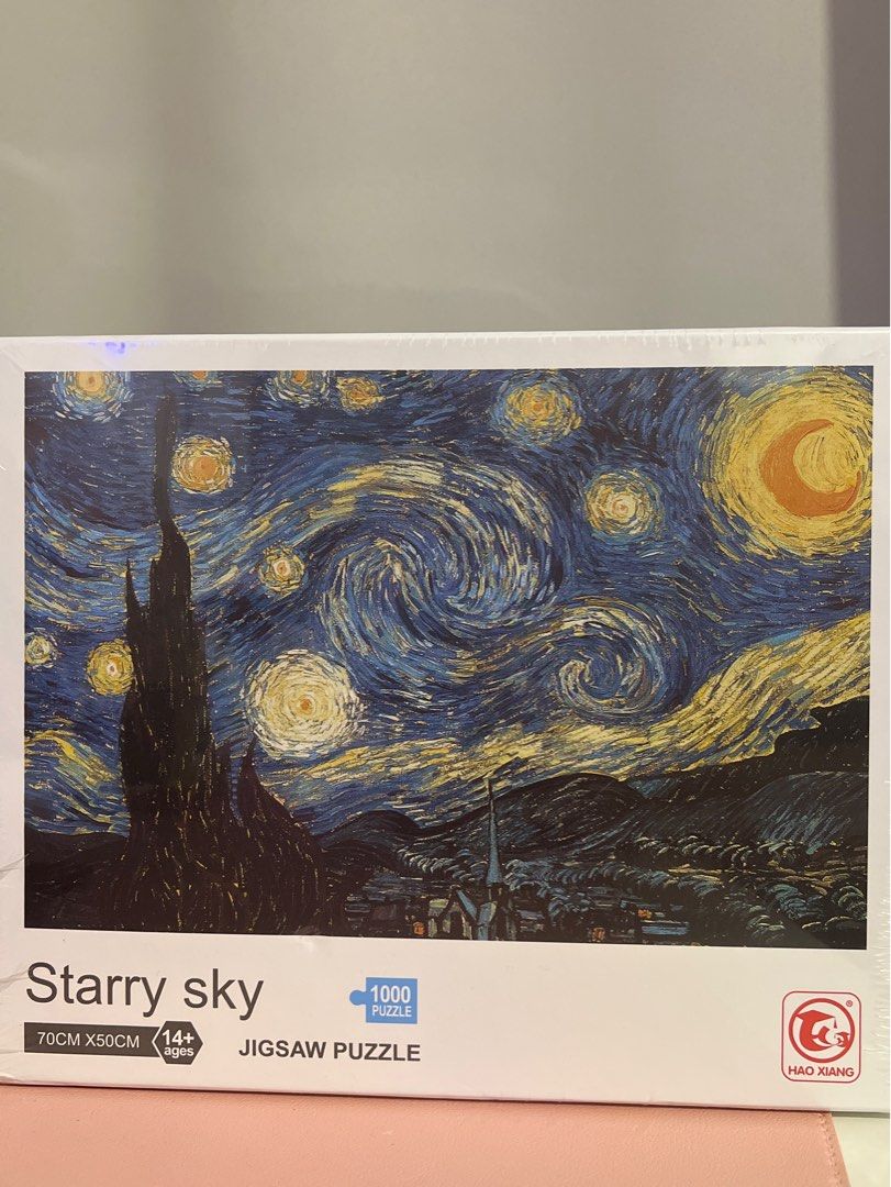 Van gogh Starry night Puzzle, Hobbies & Toys, Toys & Games on Carousell