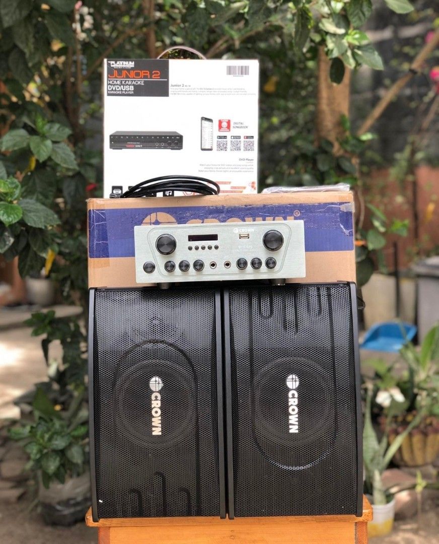 Videoke full set, TV & Home Appliances, Other Home Appliances on Carousell