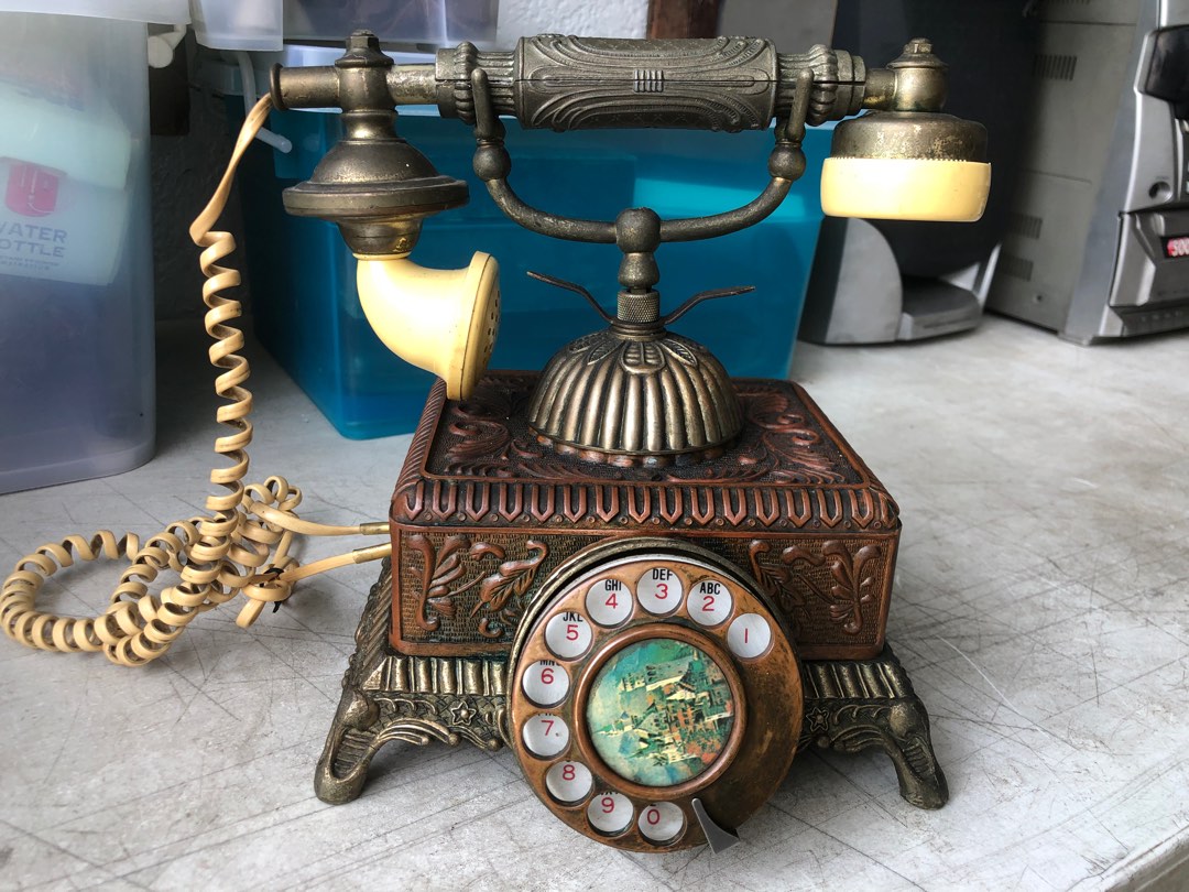 Vintage Antique Retro Rotary Telephone as-is, Hobbies & Toys ...