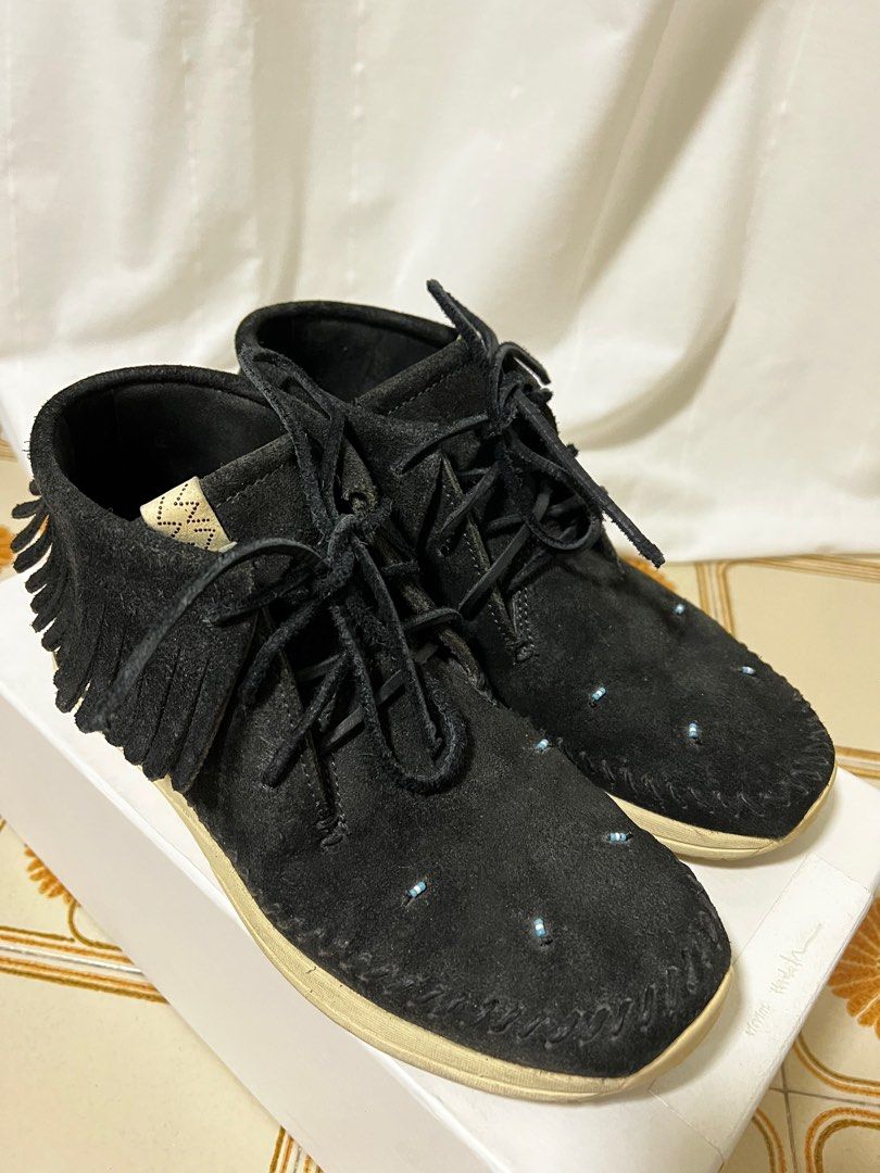 Visvim FBT Maliseet Shaman Mid-Folk (Black), Men's Fashion, Footwear ...
