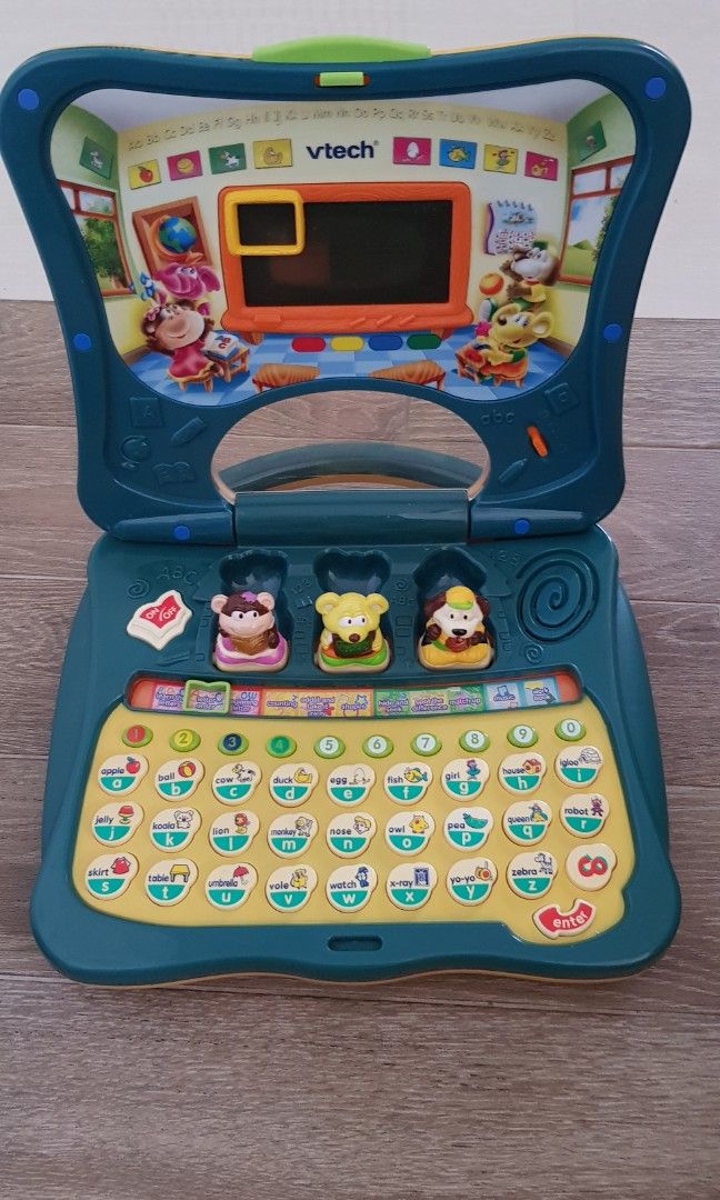 Vtech letter fun laptop, Hobbies & Toys, Toys & Games on Carousell
