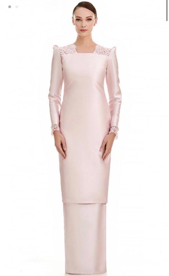 WANZAR Madora Kurung In Cherry Blossom, Women's Fashion, Muslimah ...