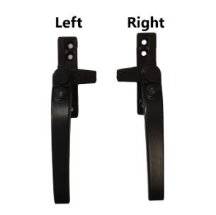 Window Lever Handle with Keylock Casement Window Key Lock (Black/ White ...