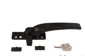 Window Lever Handle with Keylock Casement Window Key Lock (Black/ White ...