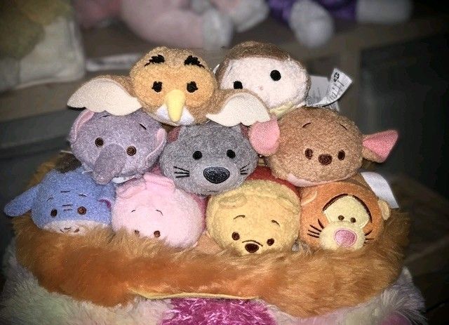 Winnie the Pooh and friends tsum tsum set, Hobbies & Toys, Toys & Games ...