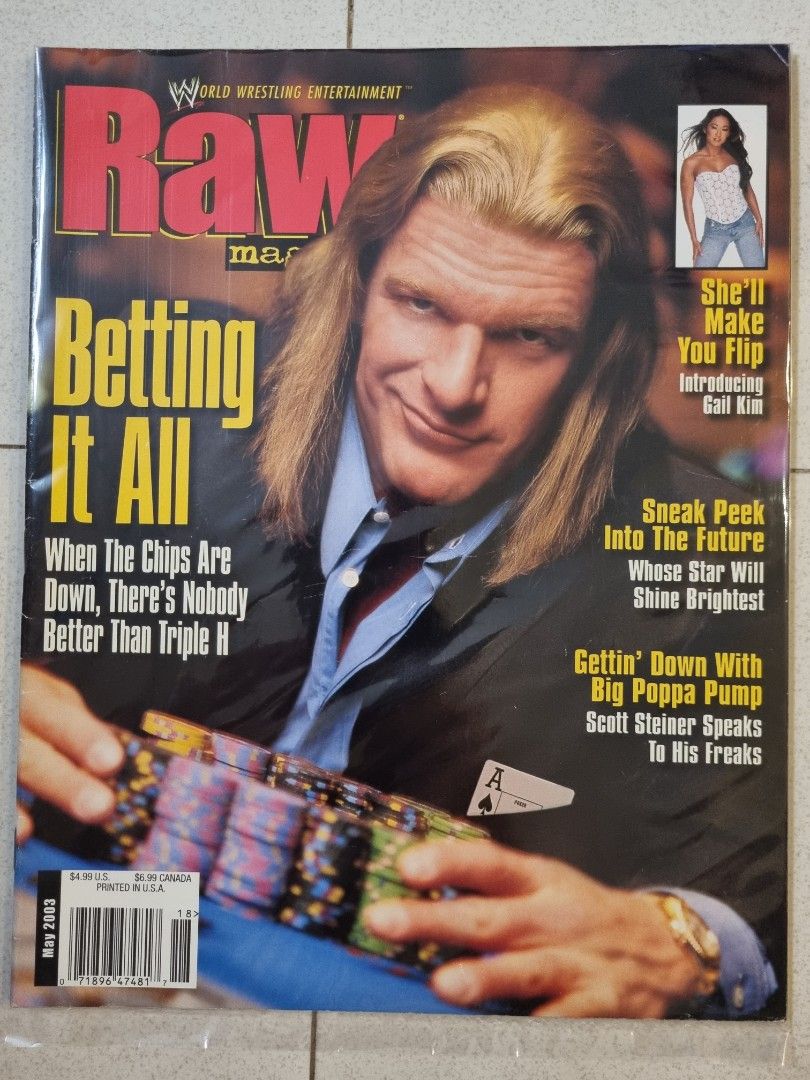 WWE Raw magazine May 2003, Hobbies & Toys, Books & Magazines, Magazines ...