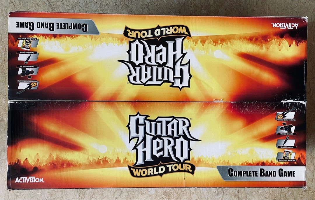 XBOX 360 Guitar Hero World Tour Complete Band Game For Sale, Video ...