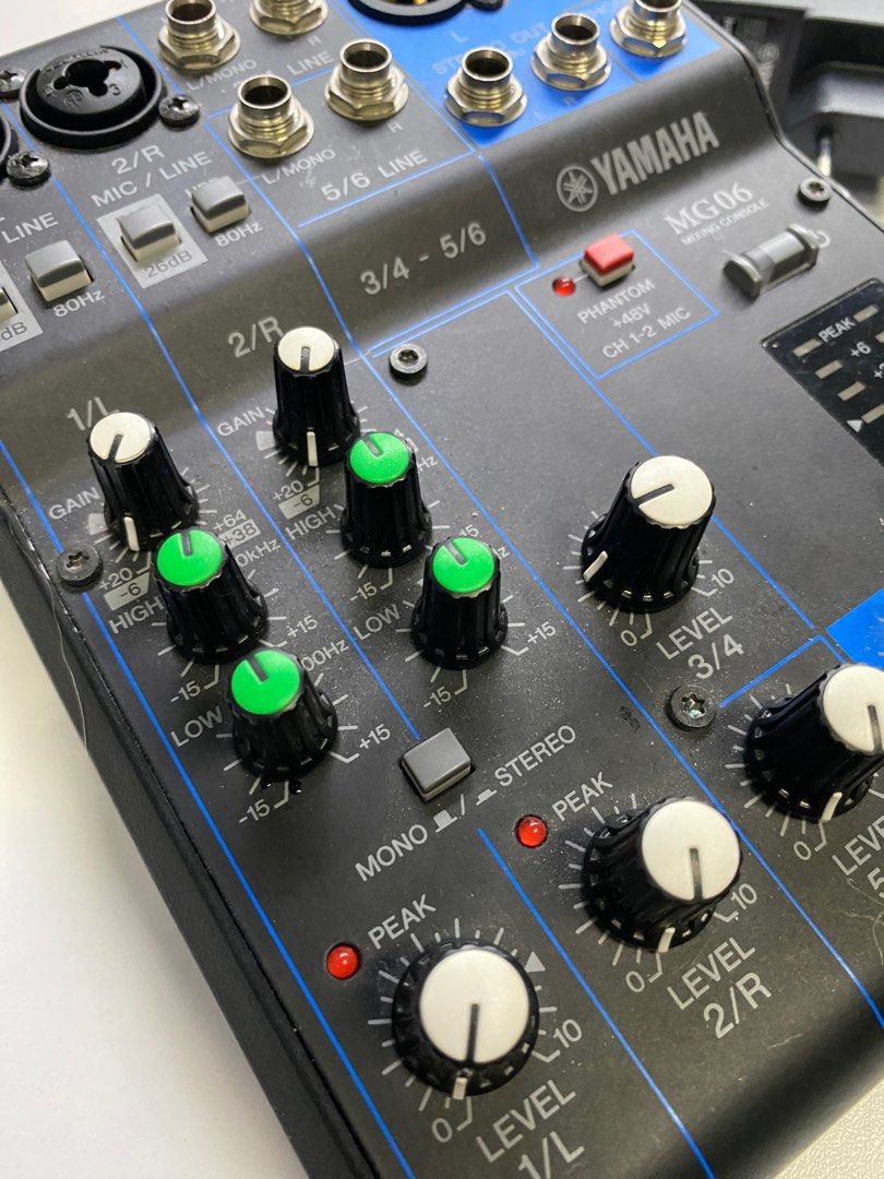 Yamaha MG06 mixer (6 Channels), Audio, Other Audio Equipment on Carousell