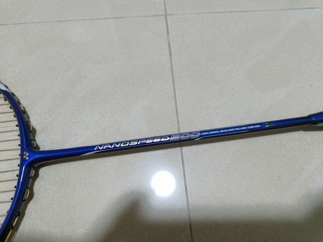 Yonex badminton racket (Nanospeed 500, Nanoray 20), Sports Equipment ...