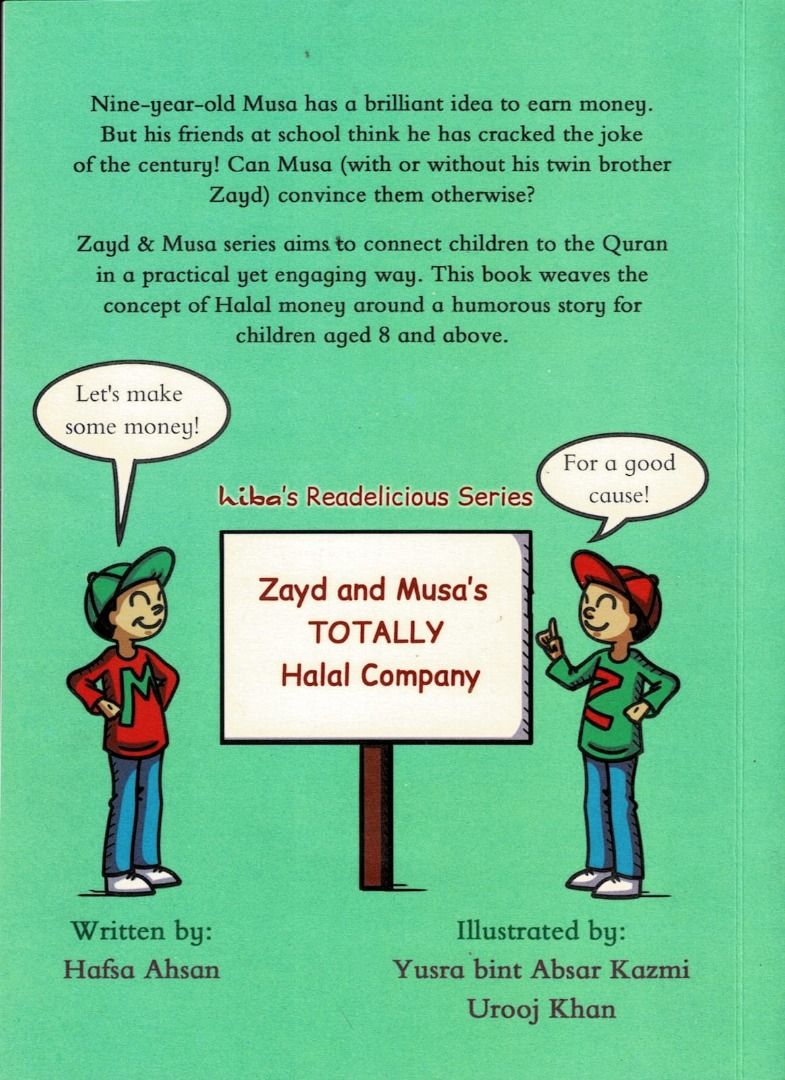 Zayd & Musa in The Trouble with School (The Story of Halal Money ...