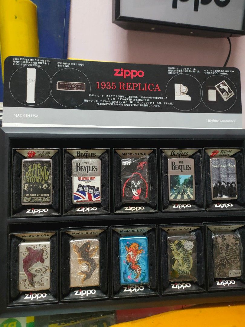 Zippo display, Hobbies & Toys, Collectibles & Memorabilia, Vintage ...