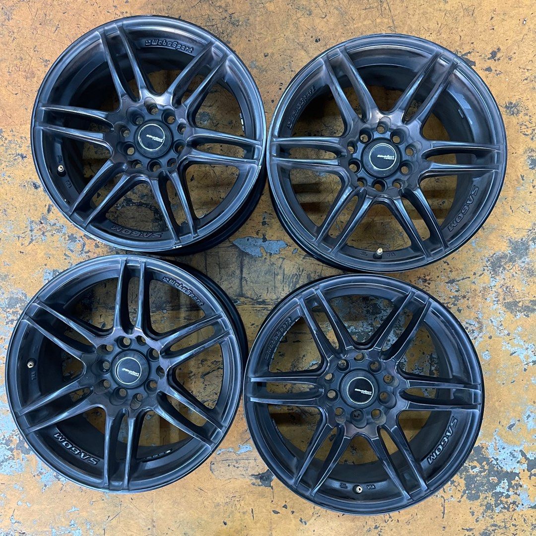 15” Wedssport design Sport Rim, Car Accessories, Tyres & Rims on Carousell