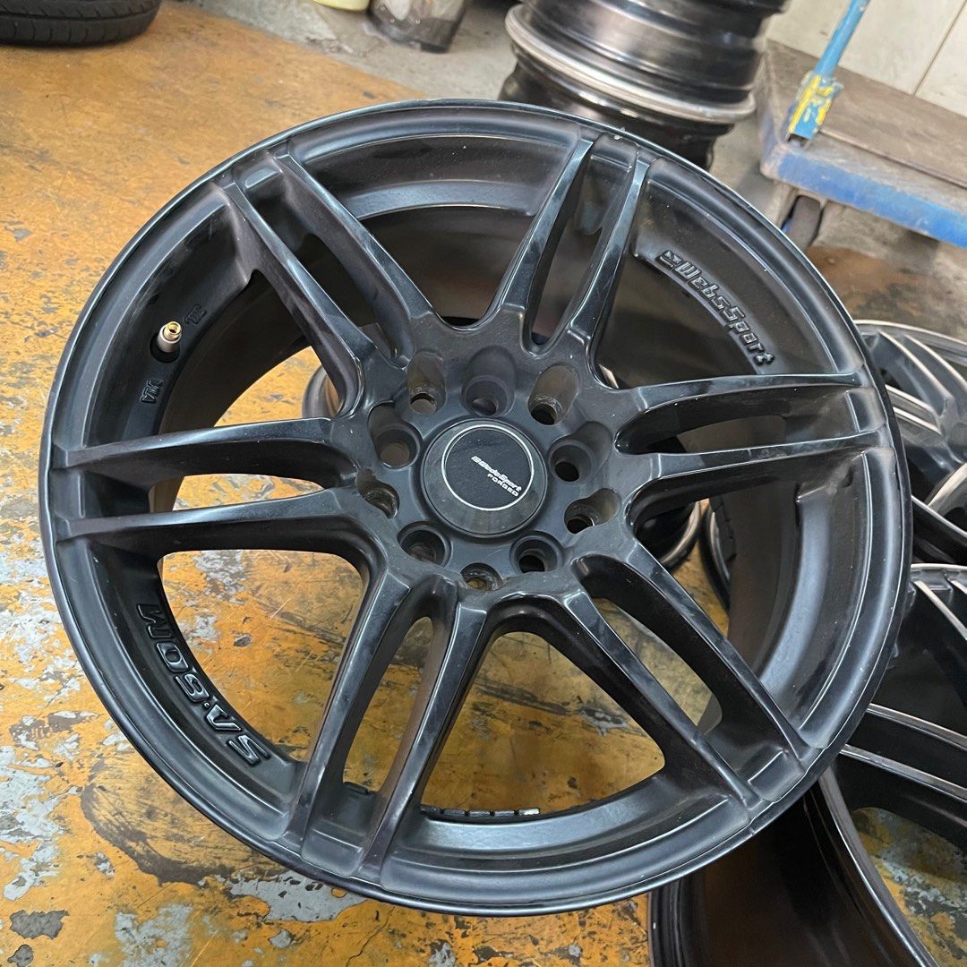 15” Wedssport design Sport Rim, Car Accessories, Tyres & Rims on Carousell