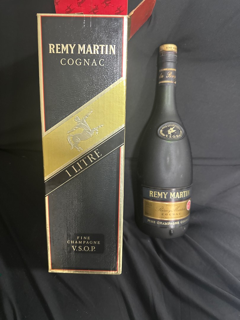 1L Vintage Remy Martin Cognac- Fine Champagne VSOP, Food & Drinks, Alcoholic Beverages on Carousell