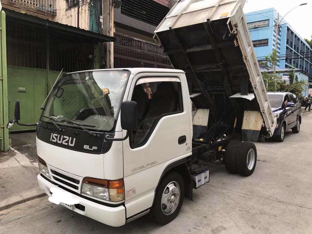 2022 Isuzu 4HF1 Manual Engine NKR ELF Mini Dump Trucks , Cargo Dropside , Aluminum Van, Double ...