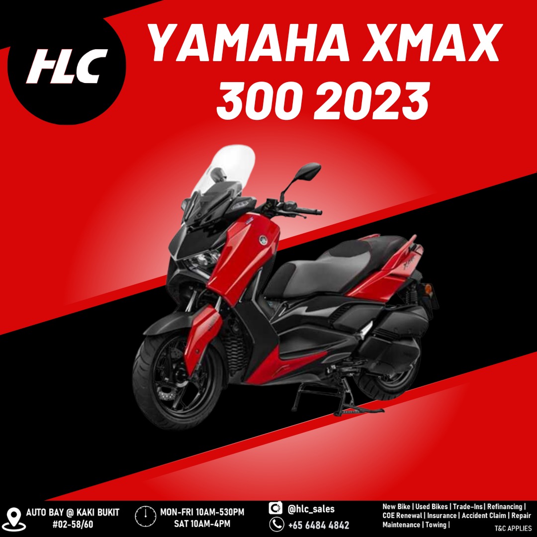 2023 XMAX 300 AGENT UNIT RUBY RED, Motorcycles, Motorcycles for Sale ...