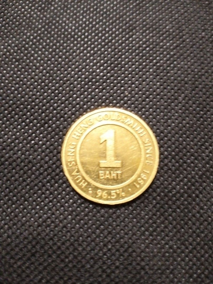 23Karat Thai Gold Coin, Hobbies & Toys, Memorabilia & Collectibles, Currency on Carousell