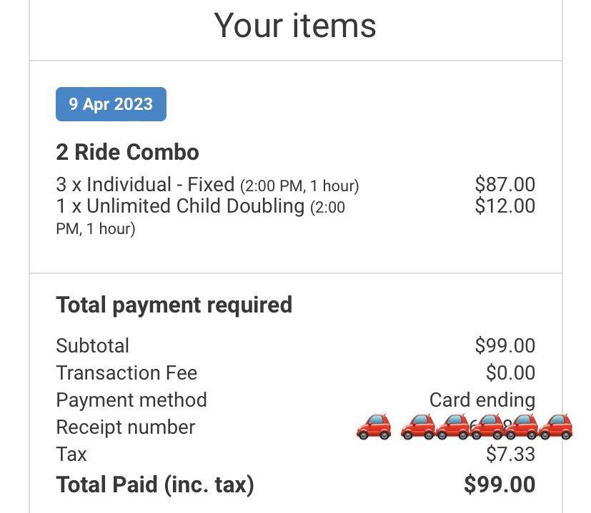 3x adult Skyline Luge 2 rounds combo tickets + 1 unlimited child ...