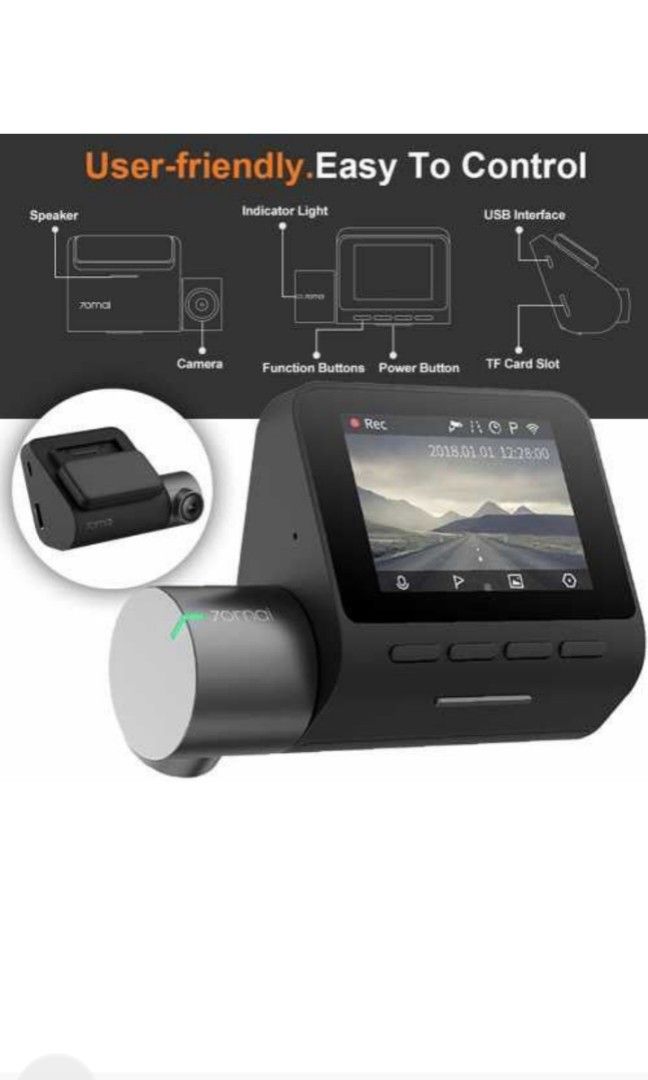 70 Mai Smart Dash Cam Pro, Auto Accessories on Carousell