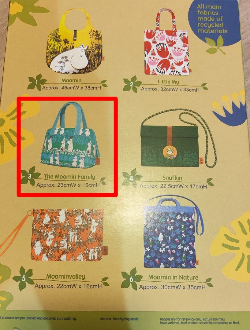 7 Eleven Moomin Bags Collection, Women's Fashion, Bags & Wallets, Cross ...