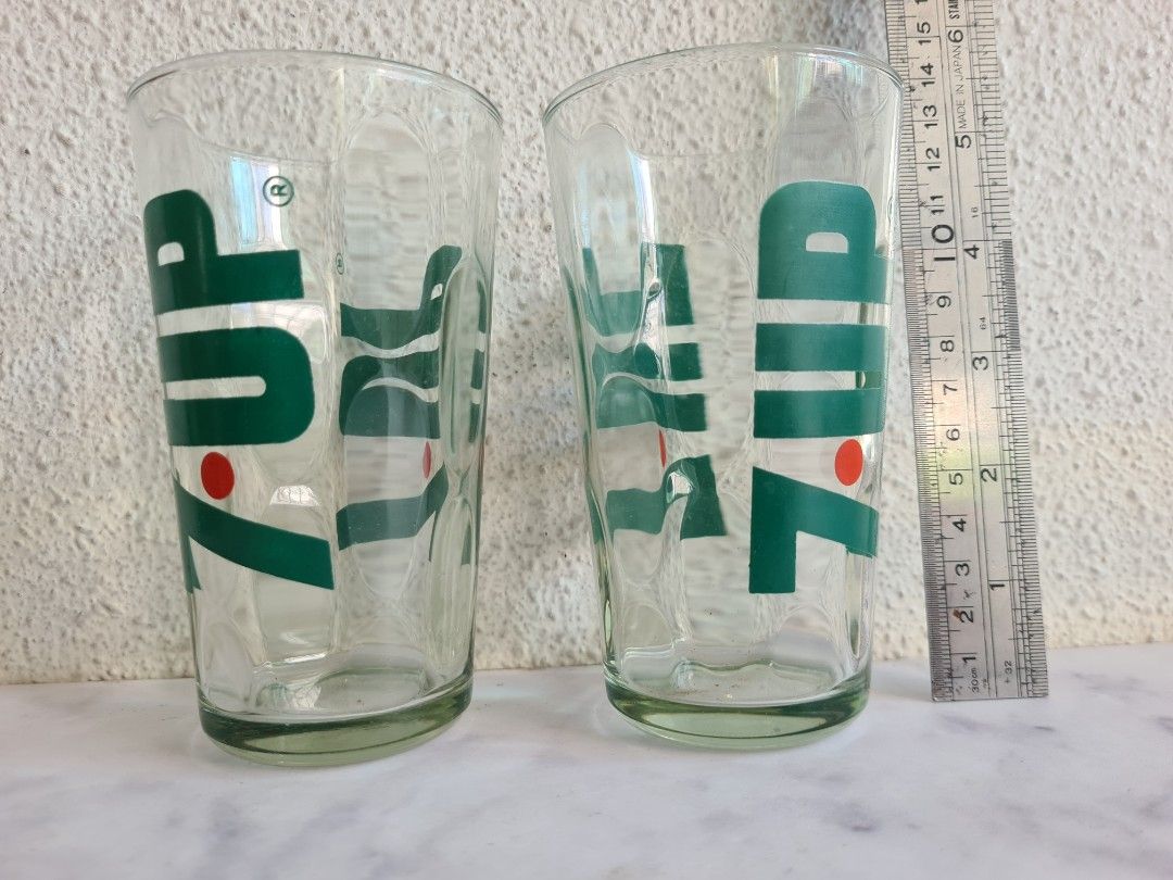 7Up Glass, Hobbies & Toys, Memorabilia & Collectibles, Vintage ...