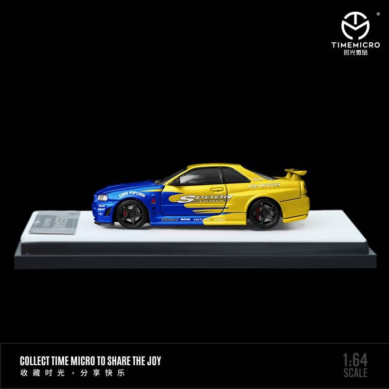 預訂 Pre-Order Time Micro TM 1:64 Nissan Skyline GT-R R34 Z-Tune Spoon 塗裝, 興趣及遊戲, 玩具 & 遊戲類 - Carousell