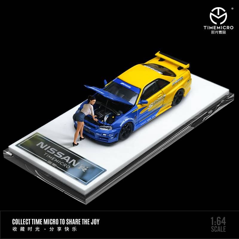 預訂 Pre-Order Time Micro TM 1:64 Nissan Skyline GT-R R34 Z-Tune Spoon 塗裝, 興趣及遊戲, 玩具 & 遊戲類 - Carousell