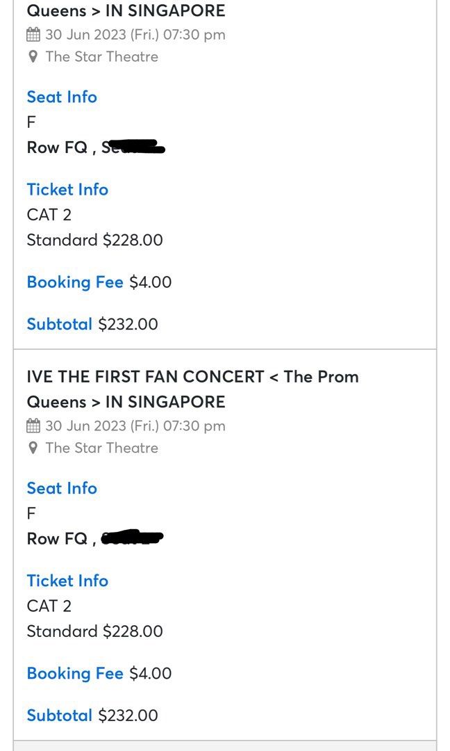 wts ive the first concert in singapore the prom queens, Tickets & Vouchers, Event Tickets on ...
