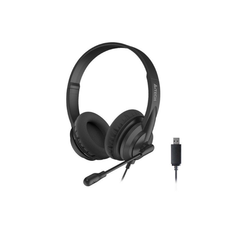A4TECH HU-10 High Performance USB Headset Headphone with Noise ...