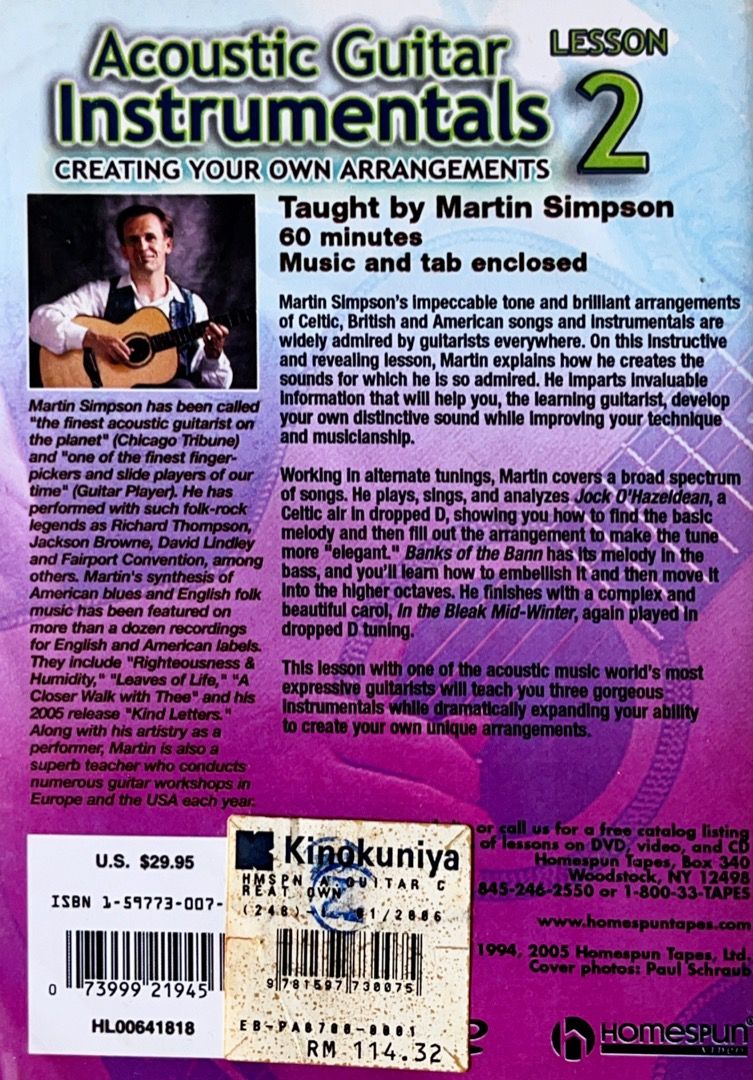 Acoustic Guitar Instrumentals Lesson 2- Creating Your Own Arrangements ...