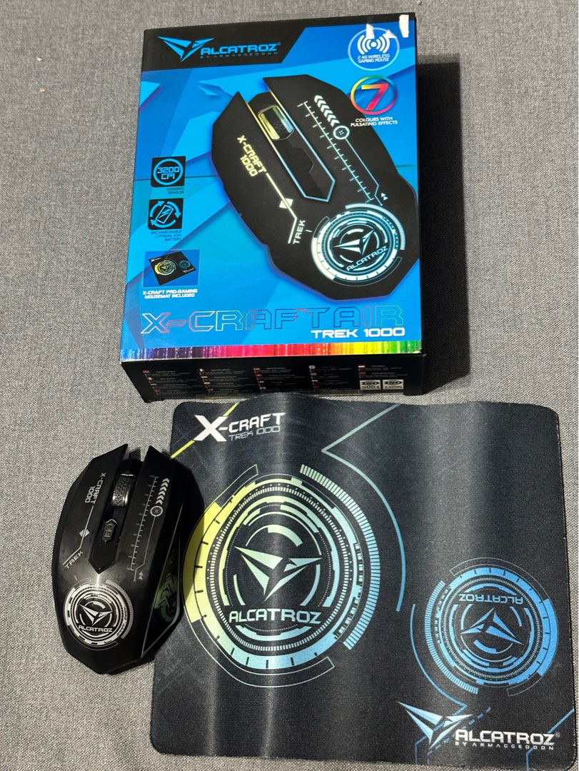 ALCATROZ X - CRAFT AIR TREK 1000 Wireless Mouse , Computers & Tech ...