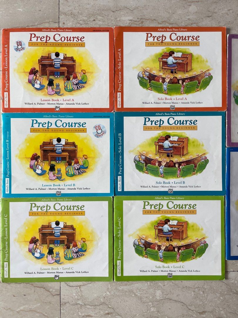 Alfred prep course piano book, Hobbies & Toys, Books & Magazines ...