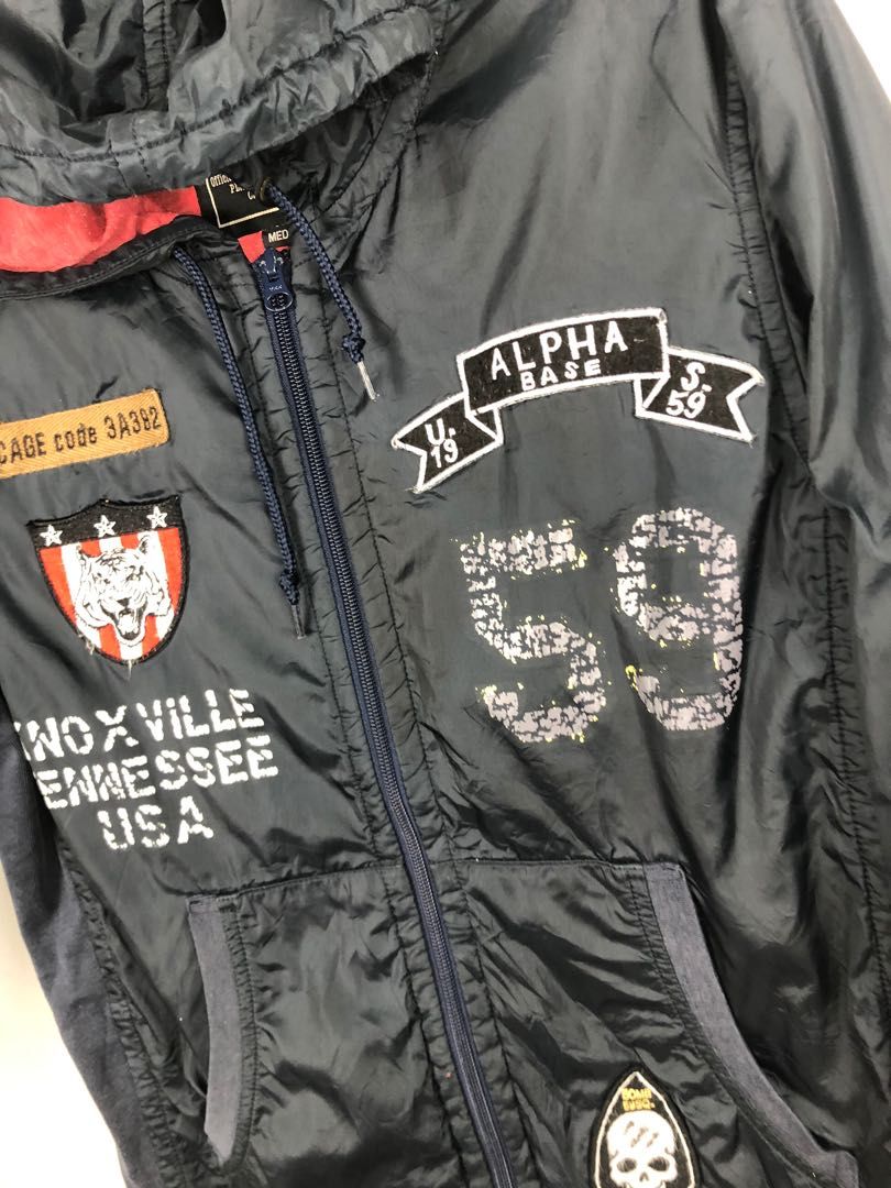 Alpha Industries Patches Hooded Jacket, Men's Fashion, Coats, Jackets ...