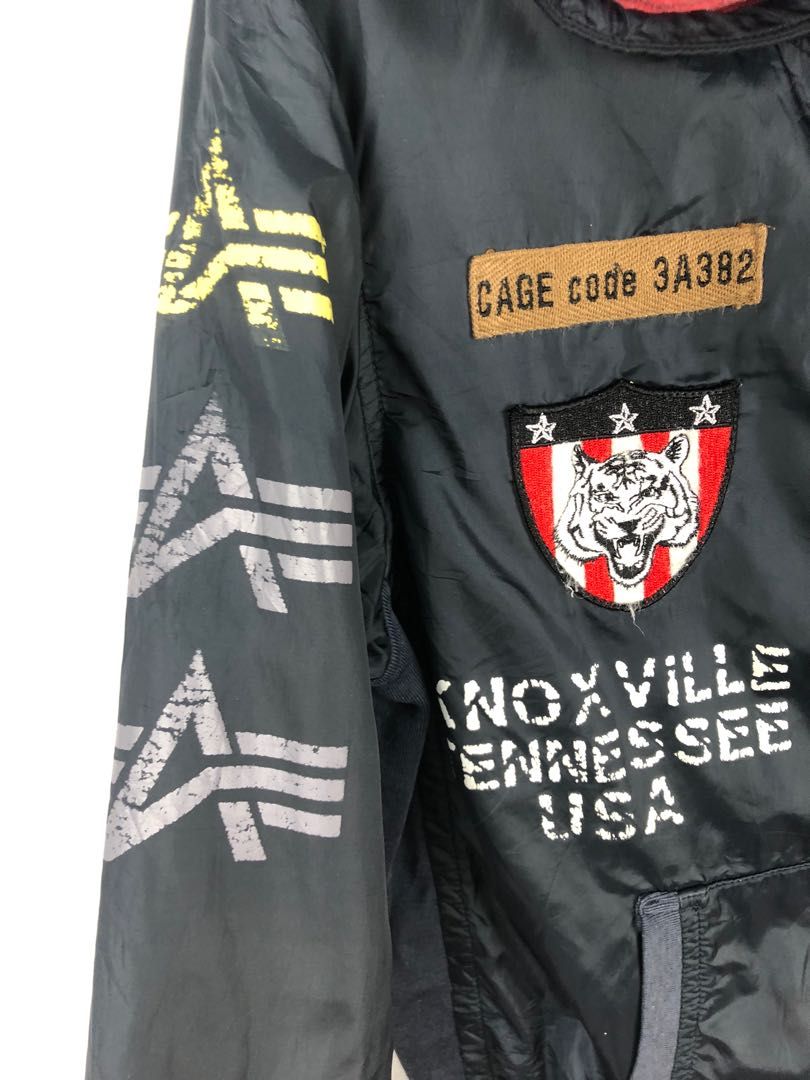 Alpha Industries Patches Hooded Jacket, Men's Fashion, Coats, Jackets ...