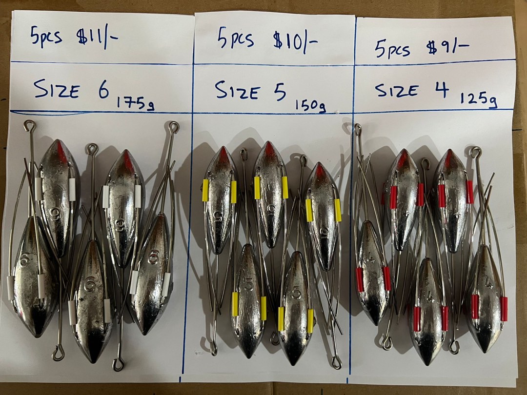 Anchor Sinker Grip, Sports Equipment, Fishing on Carousell