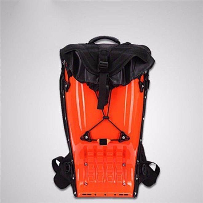 Anoka Motorcycle Riding Backpack, Carbon Fiber Hard Shell Backpack for ...