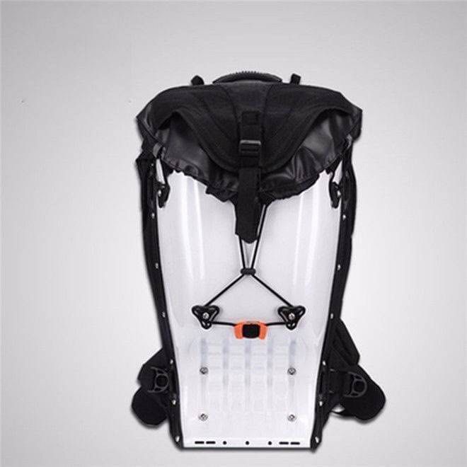 Anoka Motorcycle Riding Backpack, Carbon Fiber Hard Shell Backpack for ...